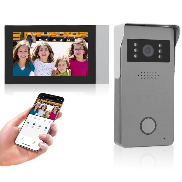 Video Doorbell - IP Video Intercom System with 2MP Camera , Two Way ...