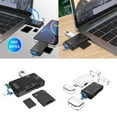 Universals USB C SDTF SDXCs MicroSDs Card Reader OTGs Supported for ...
