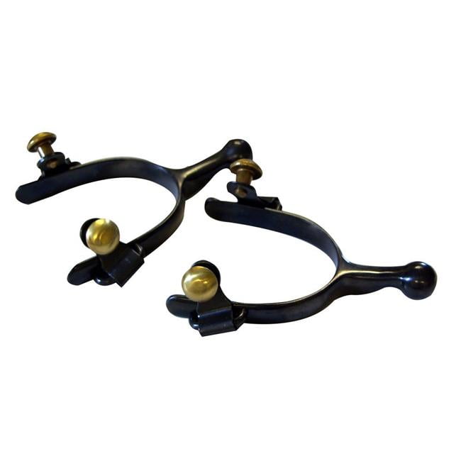 Coronet 213300 Western Spurs Childs Black Iron Ball Spur - Walmart.com