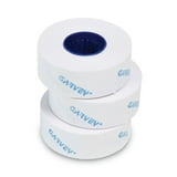 Garvey One-Line Pricemarker Labels, 7/16 x 13/16, White, 1200/Roll, 16 ...