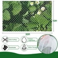 Garden Mesh Netting Hoops Kit, 36 Pcs Garden Hoops for Raised Beds, 6 ...