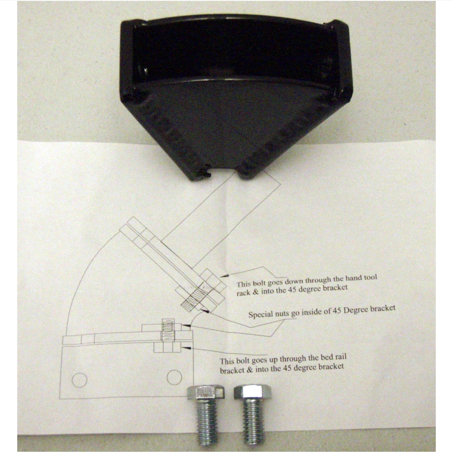 Polaris Ranger New OEM Lock & Ride Mounting Bracket Lock Ride Tool Bed ...