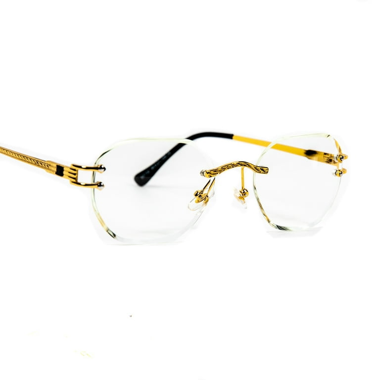 Vintage Rimless Eyeglasses