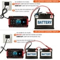 DFITO Smart Battery Charger, 12V/8A 24V/4A Auto Trickle Charger, Pulse ...