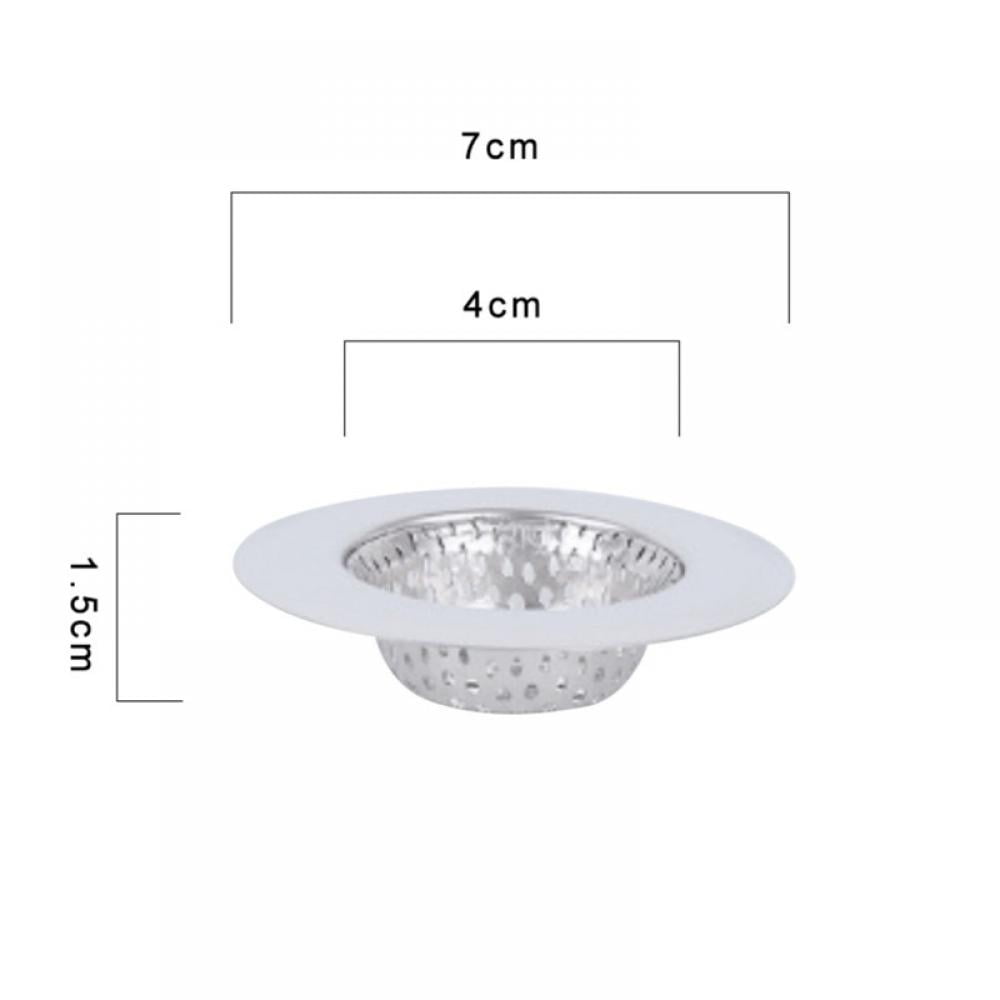 Hardlegix Inc 1pc 7/9/11.3cm Metal Flume Filter Mesh Sink Strainer Trap ...