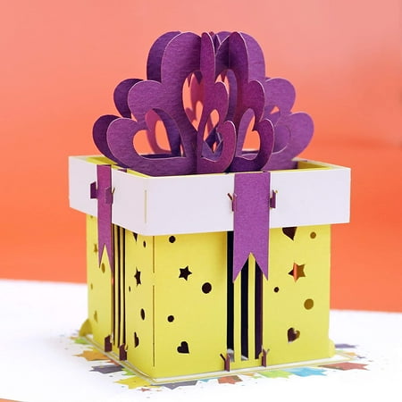 CUTPOPUP Birthday Box Pop Up Card Pop Up Birthday Card, Pop Up Birthday ...