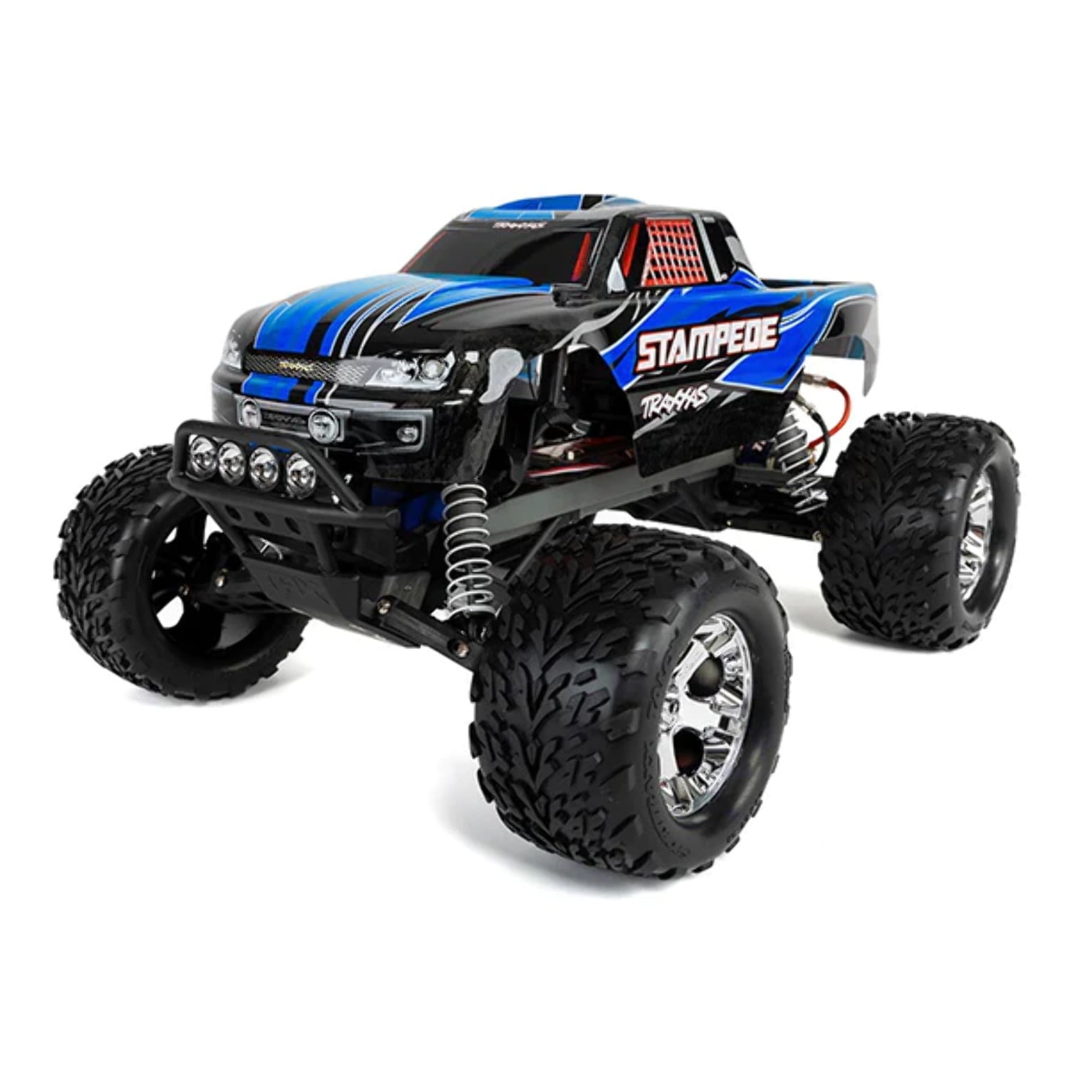 Traxxas Stampede 1/10 RTR Monster Truck w/XL-5 ESC, LED Lights, TQ 2.4GHz Radio, Battery DC ...