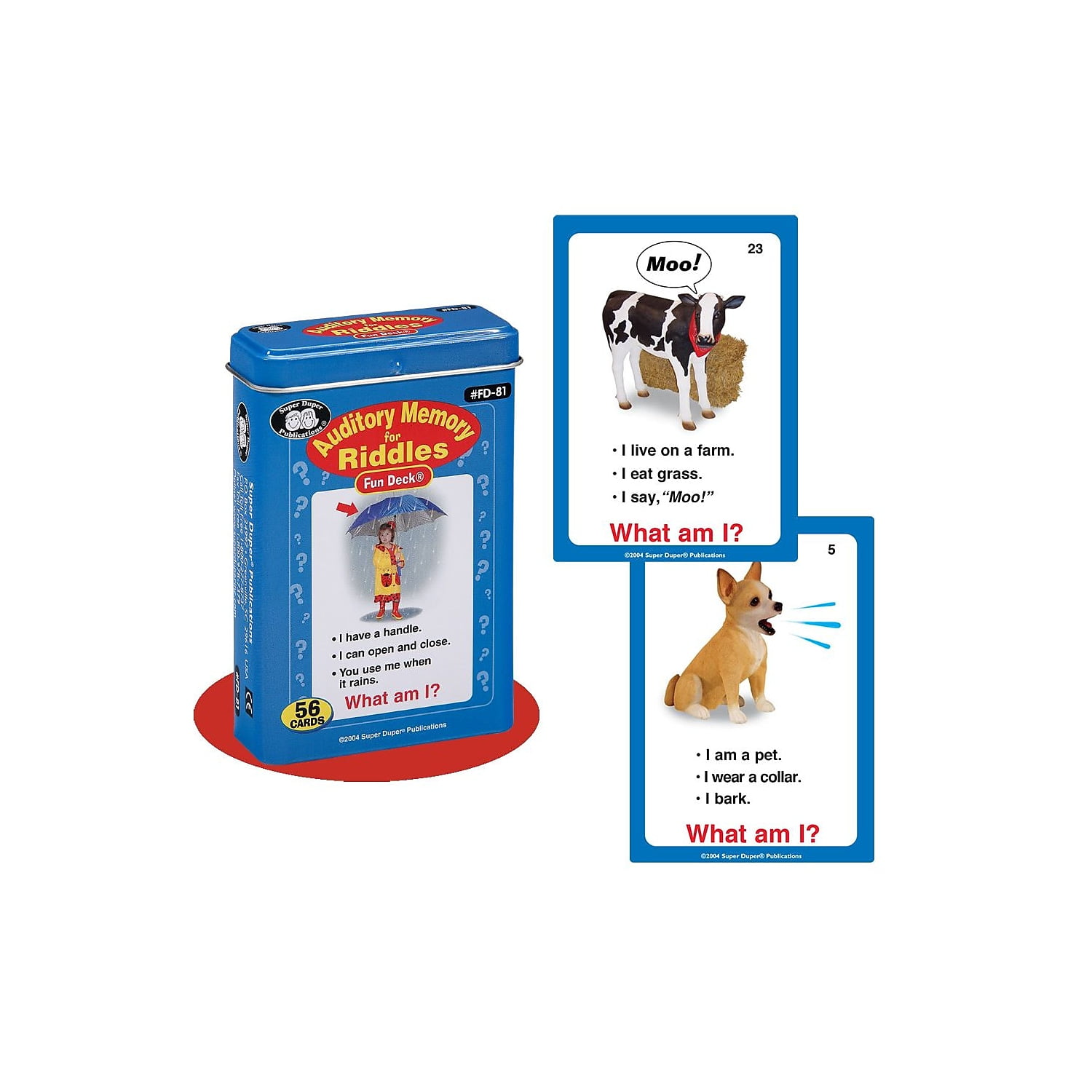 Super Duper Publications | Auditory Memory for Riddles Fun Deck ...