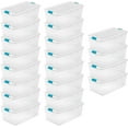 Sterilite Storage System Solution with 106 Quart Clear Stackable ...