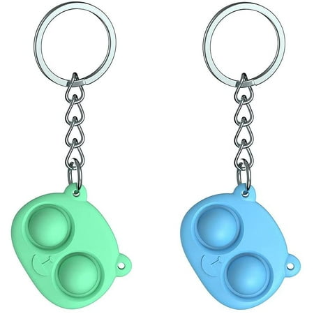 LINLINPAPA Mini Pop Push It Fidget Toy Keychain Simple Fidget Toys Pop ...