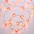 1pc LED Cat Paw Shaped Copper Wire String Lights - Perfect for Holiday ...