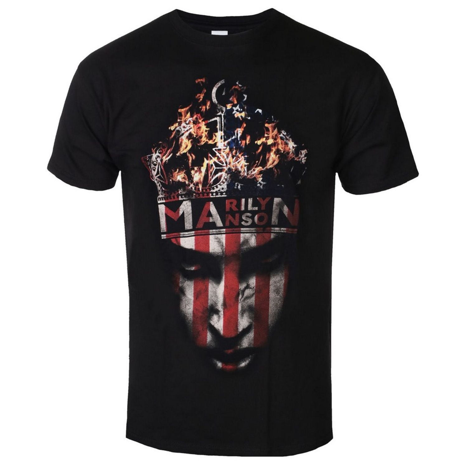 Click here for Marilyn Manson Adult Crown Cotton T-Shirt Xxl prices