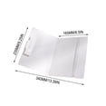 Ovzne Foldable Clipboard Folder, Portable Writing Pad Document ...