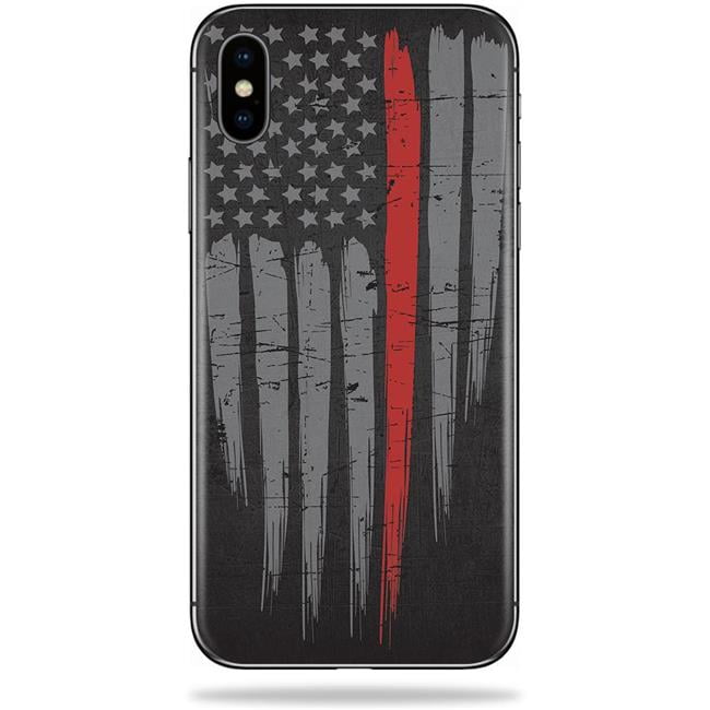 MightySkins APIPHXSM-Thin Red Line Skin Decal Wrap for Apple iPhone XS ...