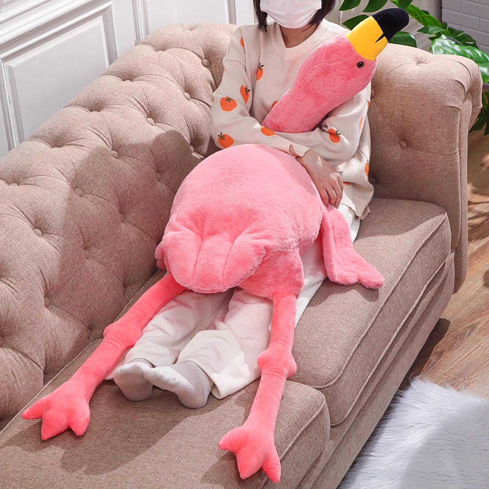 Click here for Hollowfly Large Flamingo Stuffed Animal  Giant Plu... prices