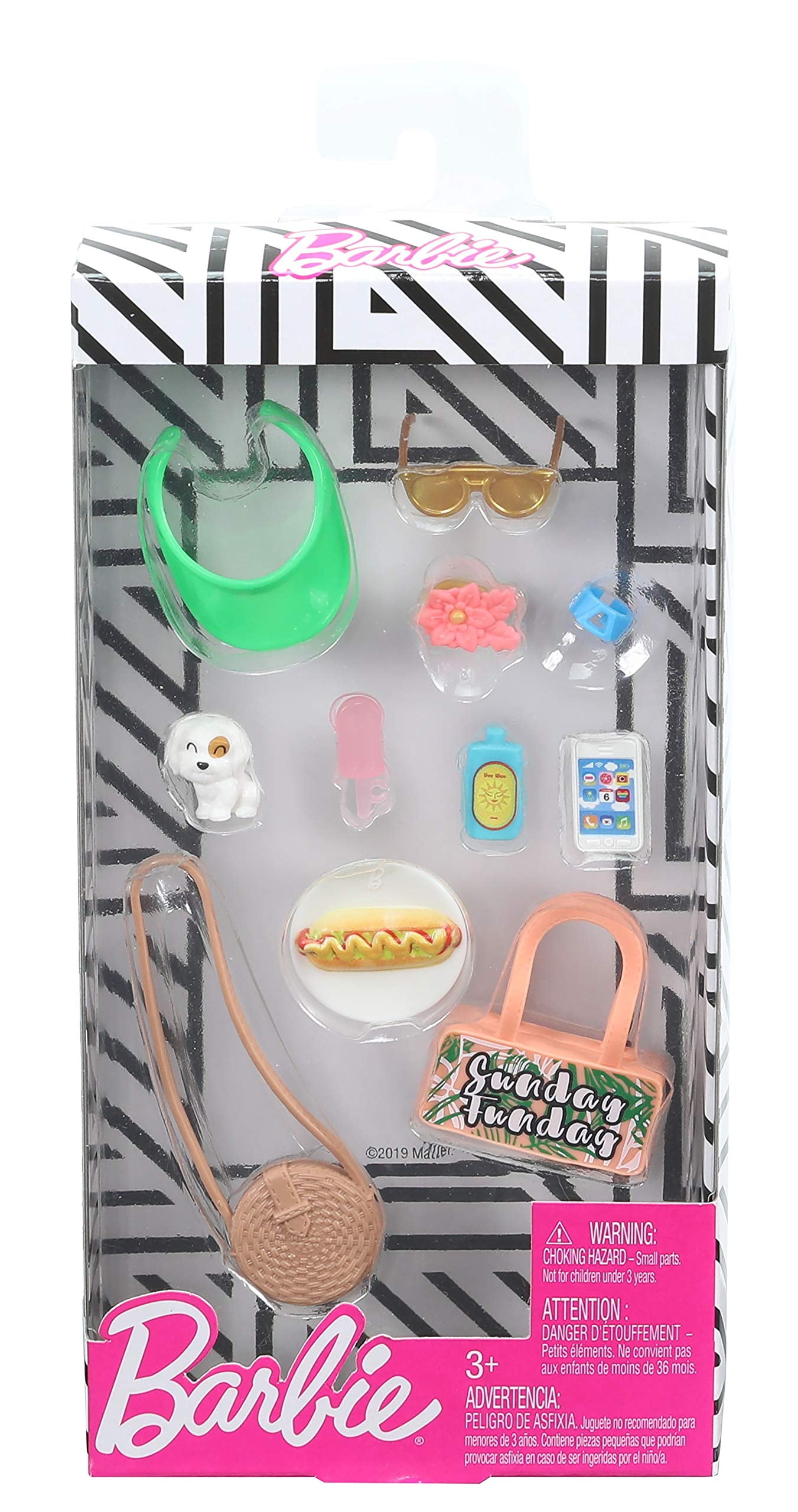 Barbie Storytelling Sunday Funday Accessories Fashion Pack PLAYSET ...
