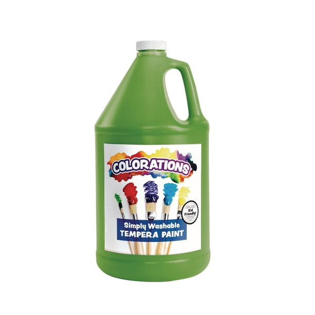 Colorations Gallon of Apple Green Simply Washable Tempera Paint ...