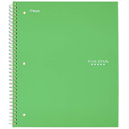 Five Star MEA72079 8.5 x 11.5 in. Wirebound College Ruled Notebook - 5 ...