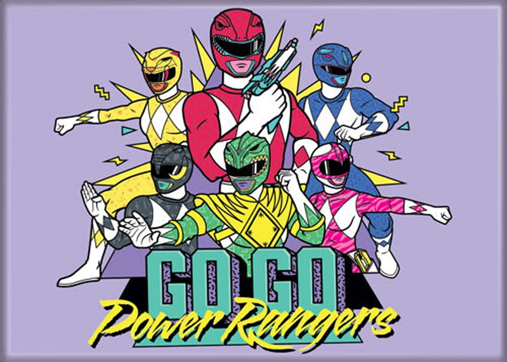 Power Rangers GoGo 3.5 x 2.5 Magnet - Walmart.com