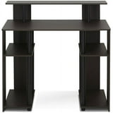 Furinno JAYA Simple Design Computer Writing Desk, Walnut - Walmart.com
