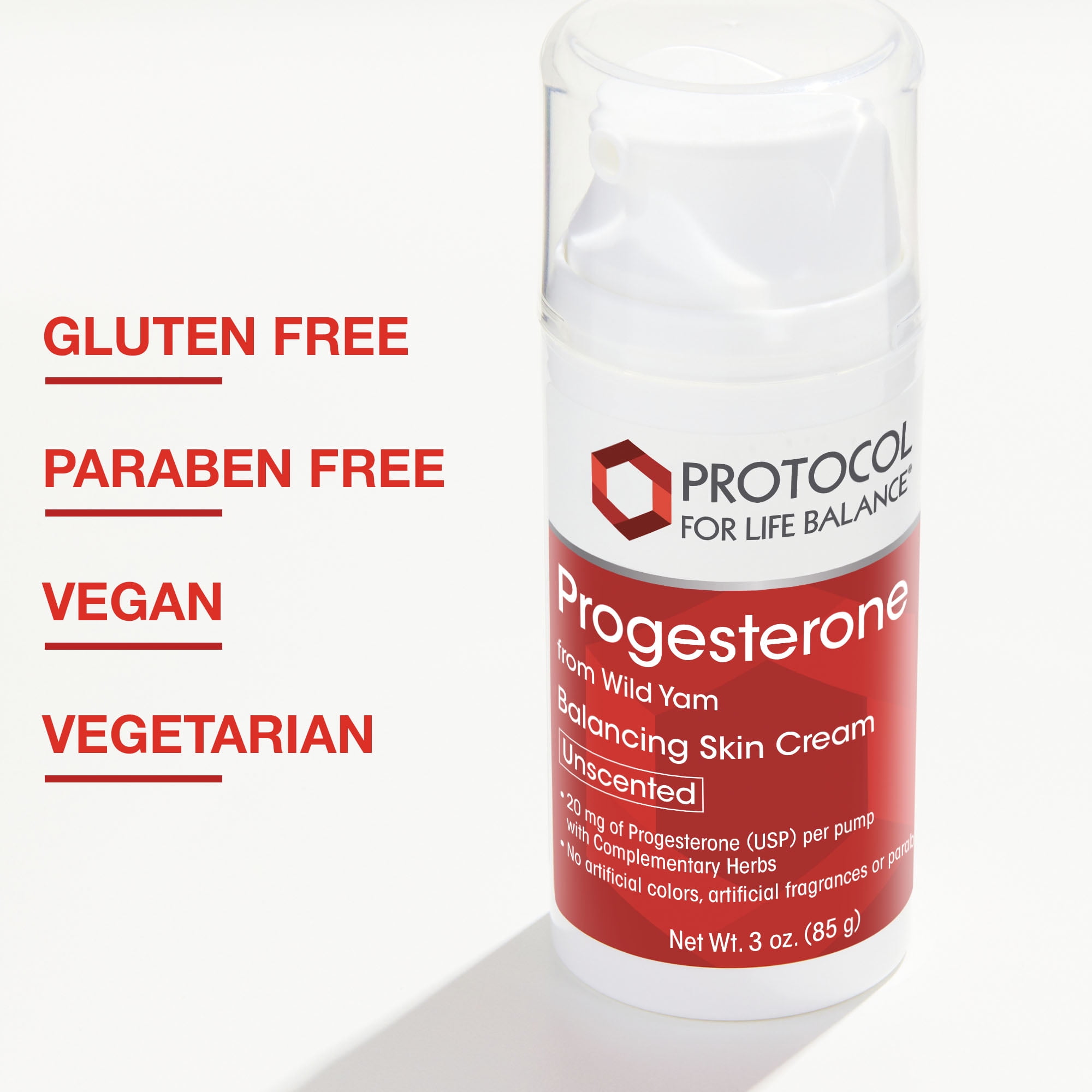 Buy Protocol Progesterone Cream - Unscented with Complementary Herbs ...