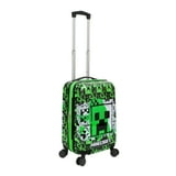 Minecraft Creeper 20” Carry-On Luggage With Wheels And Retractable ...
