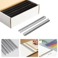100Pcs Professional Binding Rings Adjustable Iron Metal Binding Coils ...