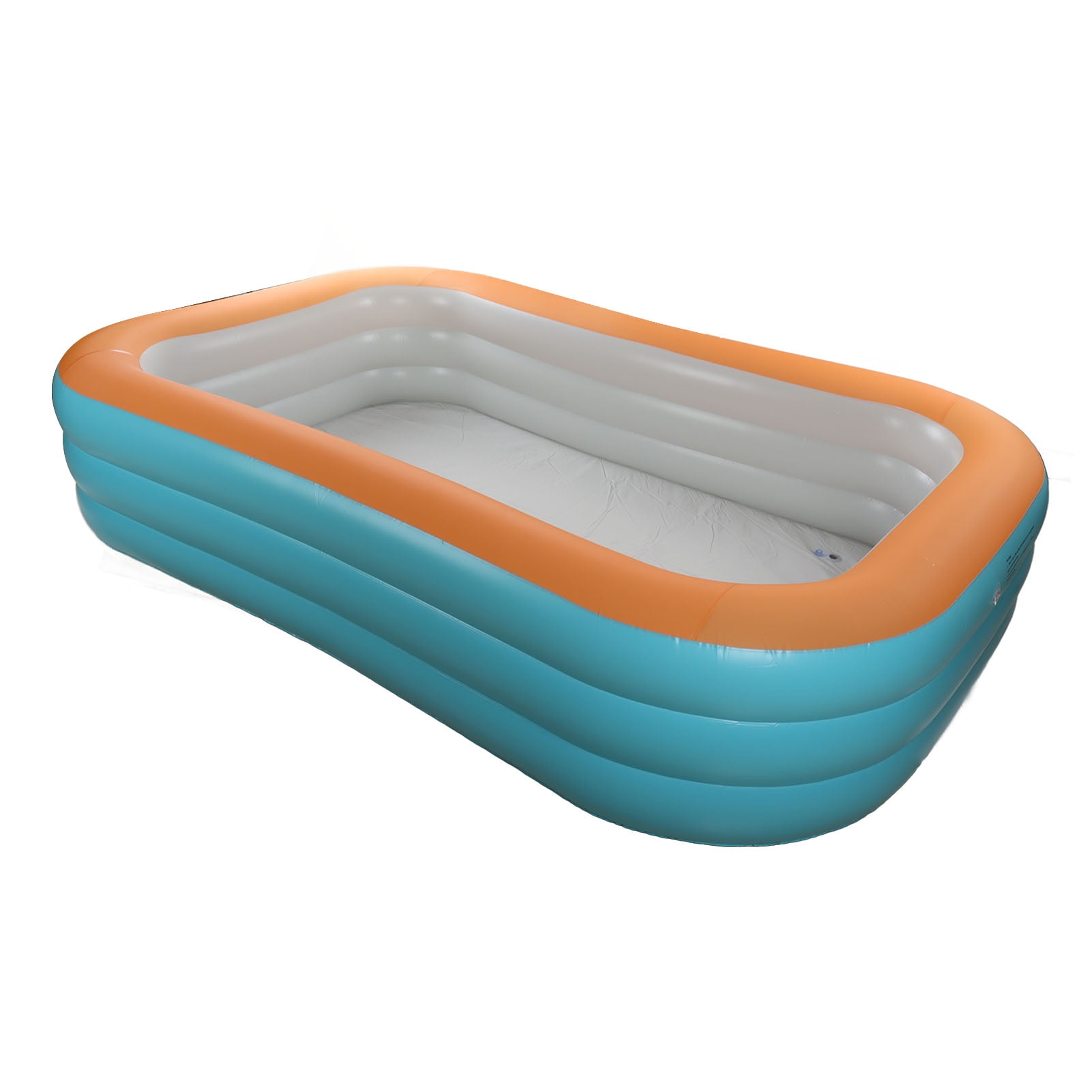 Inflatable Pool Kids Rectangular, Foldable Kid Pool Inflatable Swimming ...