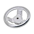 DAMIFU 3-12inch Handwheel 3-spoke Machinery Hand Wheels Chrome Plated ...