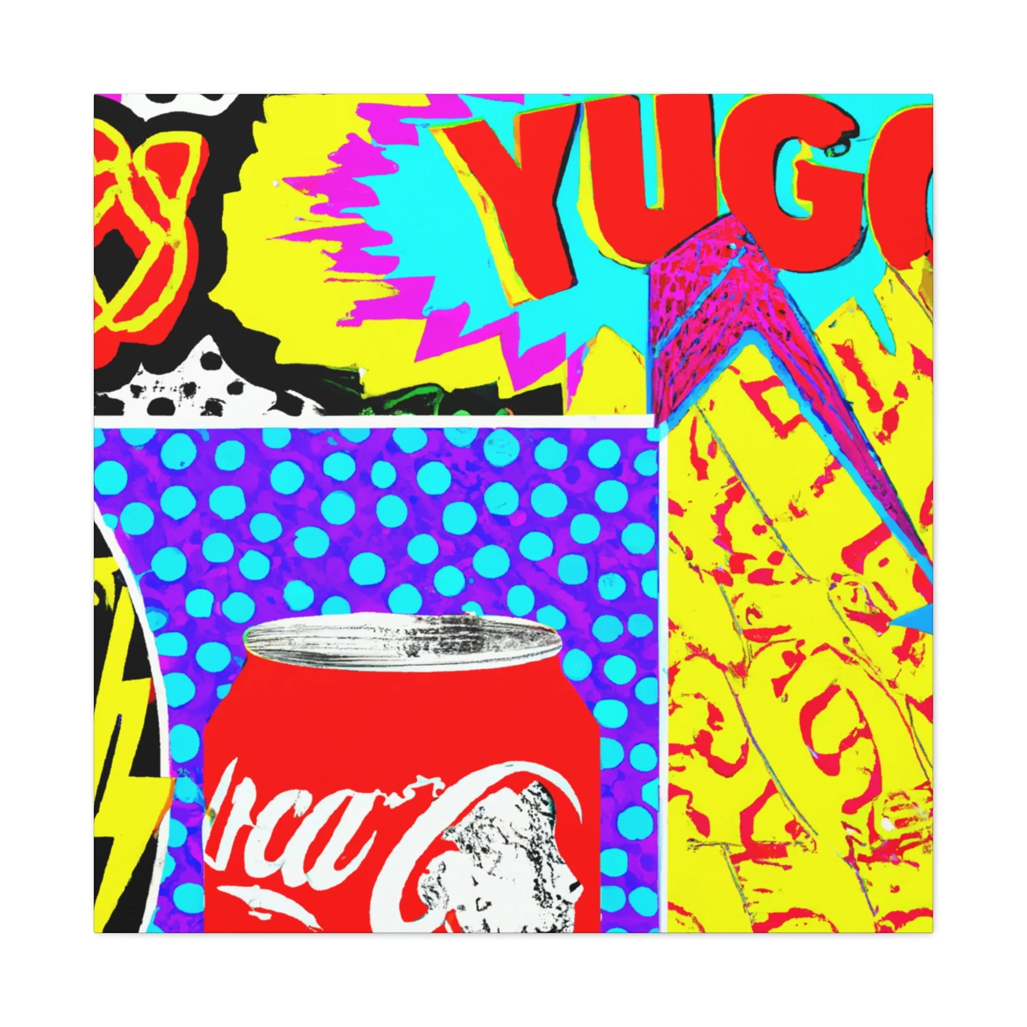 Comic Book Palette - Canvas - Walmart.com