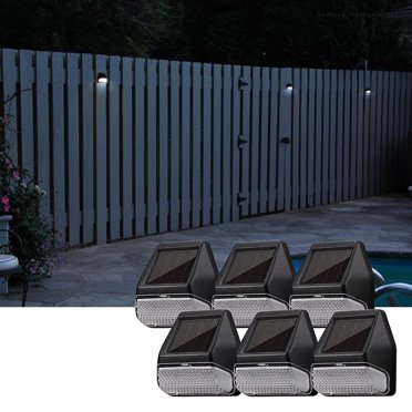 2 Pack Waterproof 33 LED Solar Powered PIR Motion Sensor Wall Light with 3 Intelligient Modes ...
