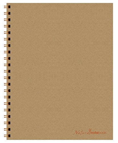 action publishing natural notebook (8.5" x 11") warm white eco-friendly ...