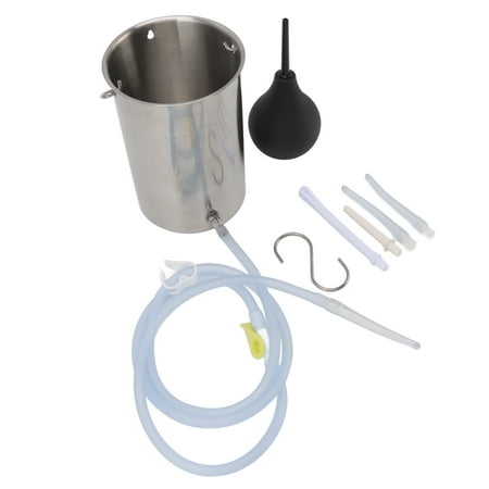 Enema Bucket Douche Kit,Enema Bucket Kit 304 Stainless Steel Enema ...