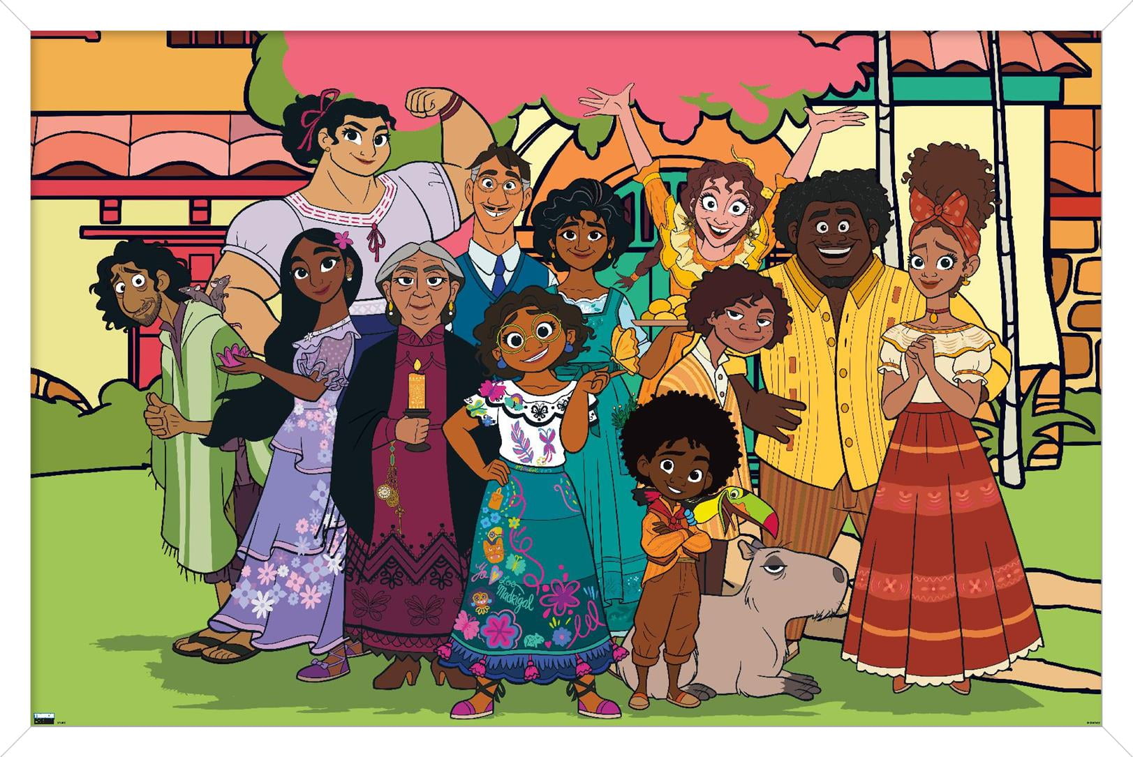 Disney Encanto - Family Wall Poster, 14.725" x 22.375", Framed ...