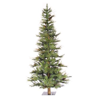 Vickerman 6' Minnesota Pine Half Artificial Christmas Tree, Unlit ...