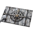 2x3 Nautical Rubber Small Area Rug for Entryway, Washable Non Slip Low ...