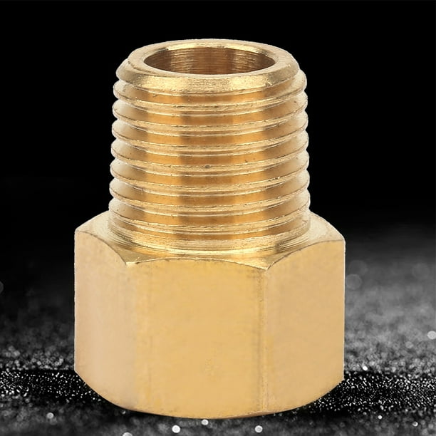 Pipe Fitting For Pressure Gauge, Durable 1/4 BSPT Male To 1/2 NPT ...