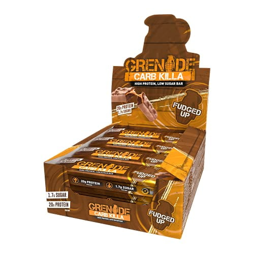 Grenade Carb Killa Barra de caramelo alta en proteínas y baja en azúcar ...