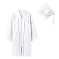 Miaoju Unisex Shiny Graduation Gown Cap with Tassel 2026 Year Charm for ...