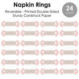 Big Dot of Happiness Rose Gold Grad - Graduation Party Paper Napkin ...