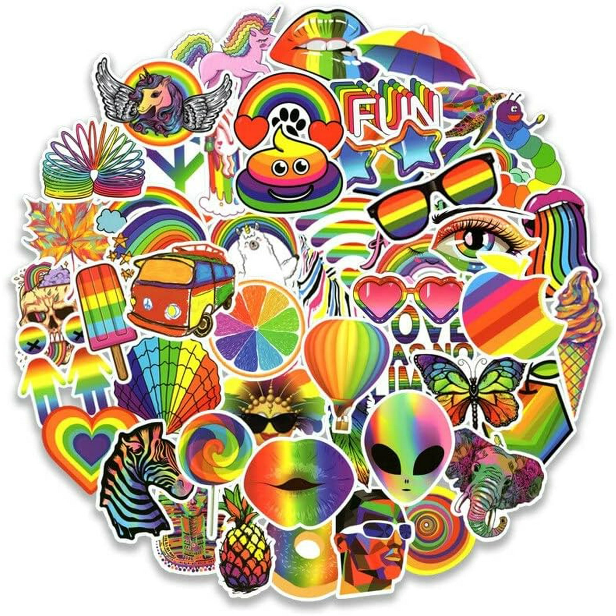 Click here for Gfdyree Rainbow Pride Flag Sticker lgbt Rainbow Ca... prices