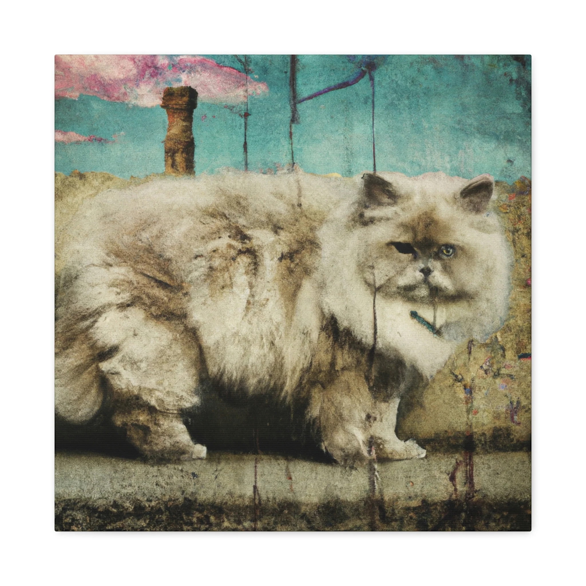 Persian Rose Garden - Canvas - Walmart.com