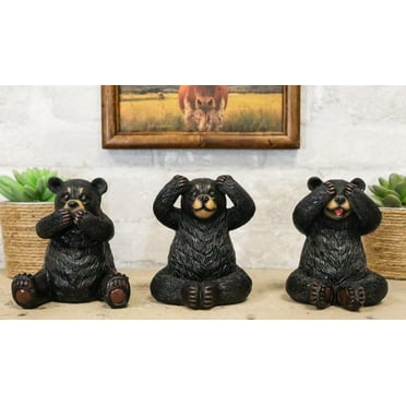 USA Sailor Pilot & Admiral Saluting Bear Figurine Uniformed Service ...