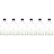 200 ml Glass Flask With Poly Seal Cap-6 Count - Walmart.com