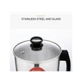 LP Living Plus Portable Electric Steam Pot, Fast Boiling, One Touch ...