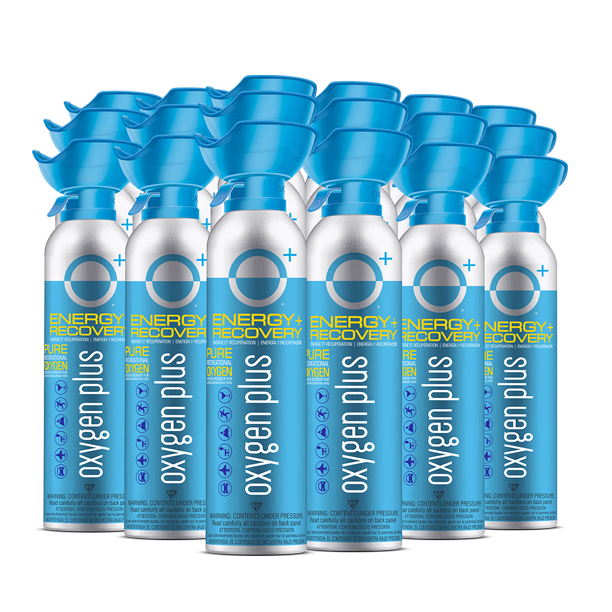 Oxygen Plus – O+ Biggi 18 Pack | Portable Oxygen Can | 99.5% Pure O2 ...