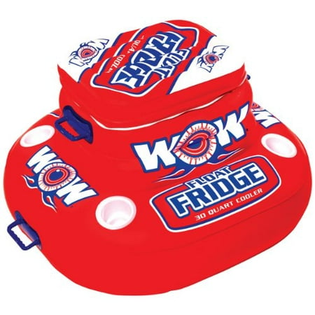 WOW World of Watersports Float Fridge 30 Can Capacity Inflatable Cooler ...