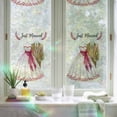 Bridal Shower Window Privacy Film Just Married Wedding Dress Groom Suit ...