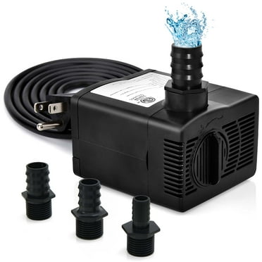DOMICA Small Submersible Water Pump 220 GPH 15W for Pond Aquarium ...