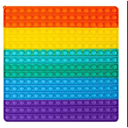 ZHENGBOS Extra Large Pop It Big - 11.8 inch Biggest Jumbo Huge Rainbow ...